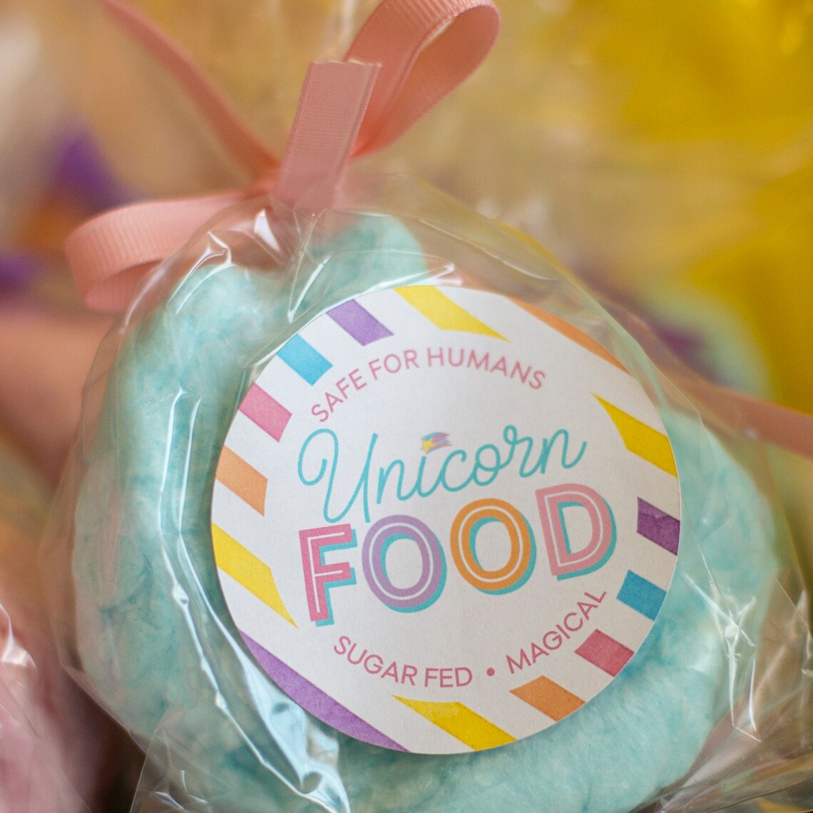 Unicorn Food Tags Birthday Party Favor Tags Unicorn Party - Etsy