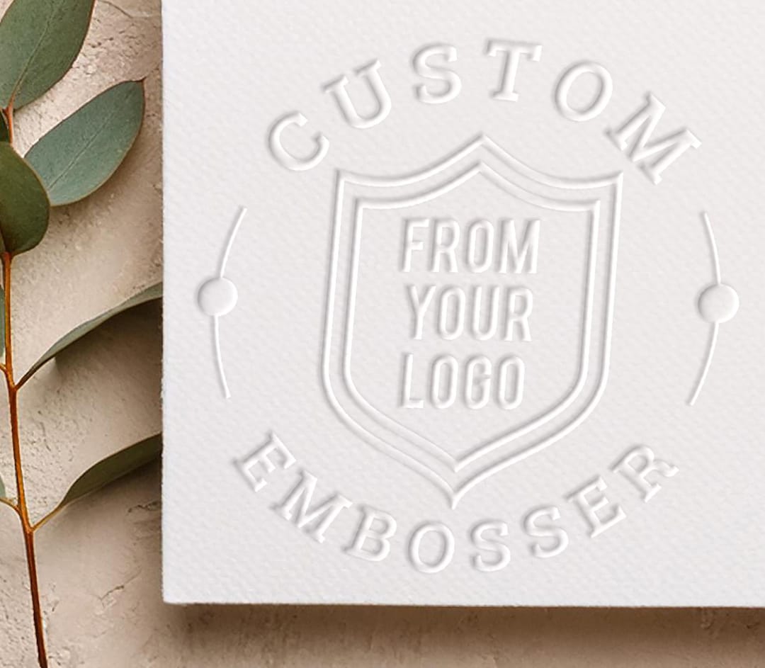 Custom Logo Embosser - Personalized Branding Seal Stamp - Professional ...