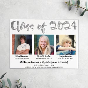 Combined Graduation Party Invitation, Graduation Open House for More ...