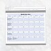 Printable Calendar With Editable Text, Editable Monthly Schedule ...