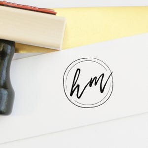 Large Custom Stamp -1" - 8" Wide Custom Logo Stamp for Branding ...