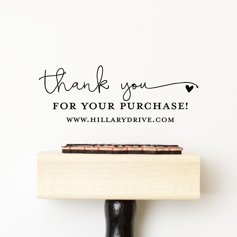 Thank You Stamp - Etsy