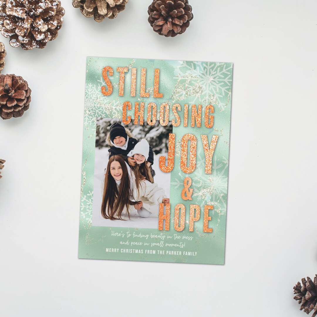 Christian Christmas Card – Still Choosing Joy & Hope – Faith-based ...