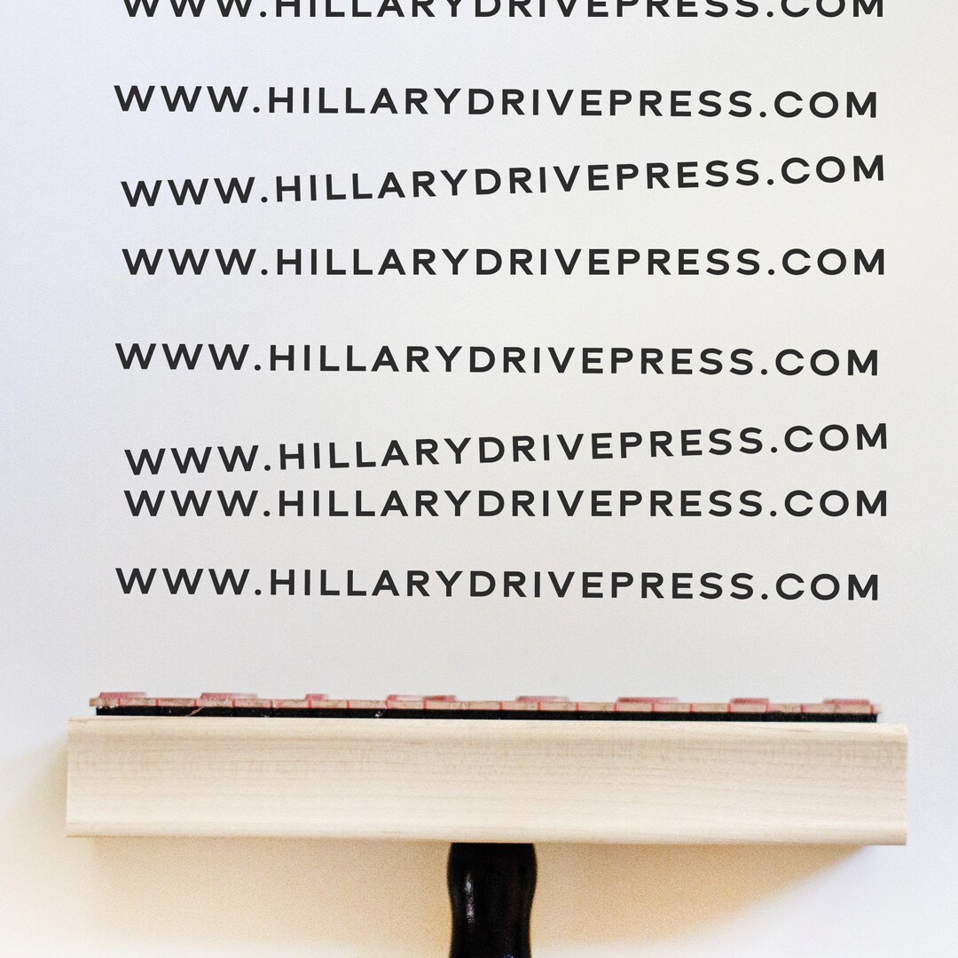 Simple Web Address Stamp - Custom URL Stamp - Custom Stamp With Website ...