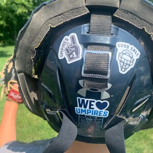 Baseball Catcher Sticker Pack, Baseball Decals, Umpire Stickers for ...