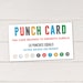 Printable Punch Cards, Incentive Cards for Students and Teachers ...
