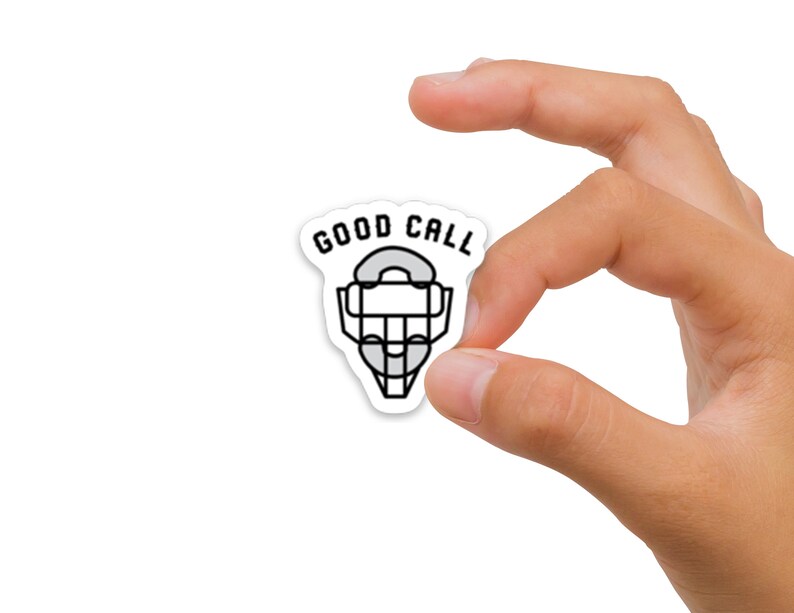 Baseball Catcher Sticker Pack Baseball Decals Umpire - Etsy