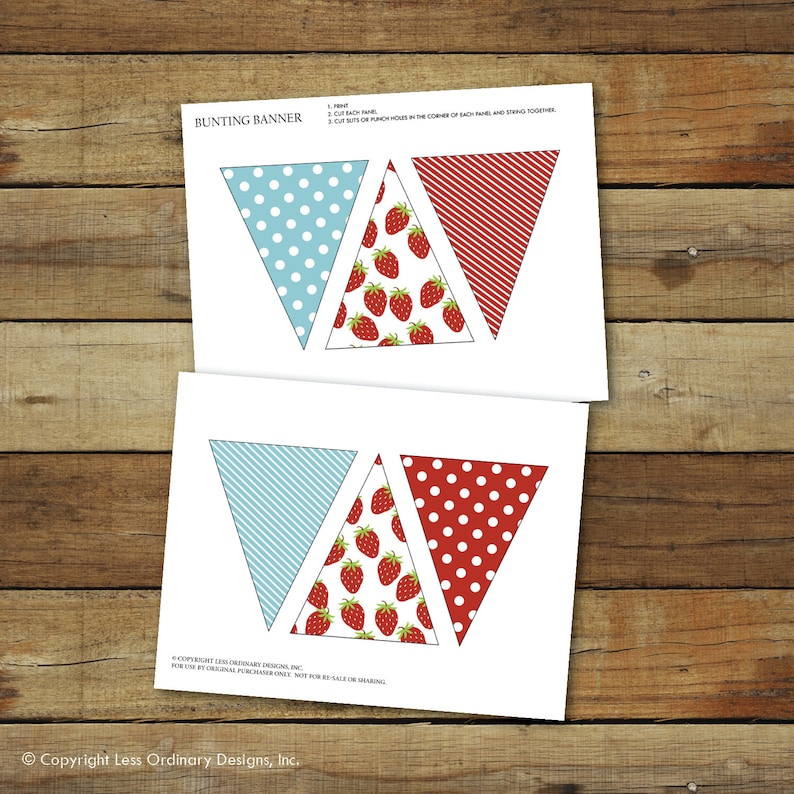 Custom Printable Pennant Banner to Match Any Design Birthday - Etsy