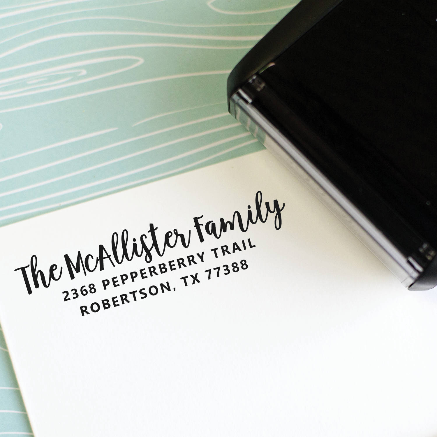 Address Stamp Self Inking Return Address Stamp Rubber - Etsy