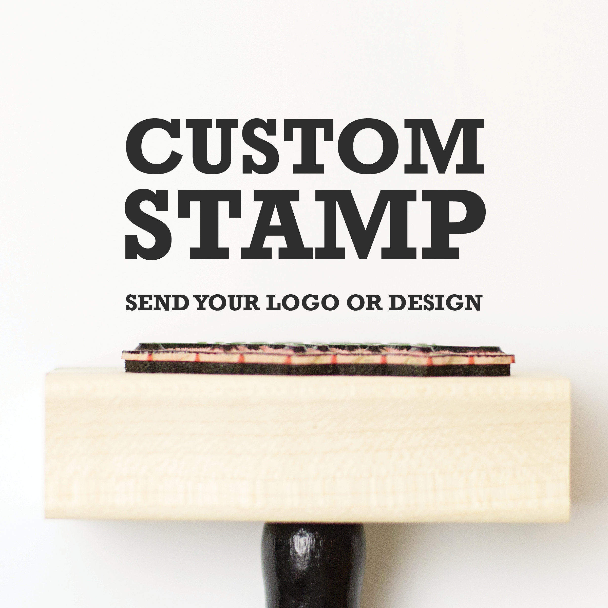 Custom Logo Stamp Packaging Stamp With Your Logo Self Inking - Etsy Canada