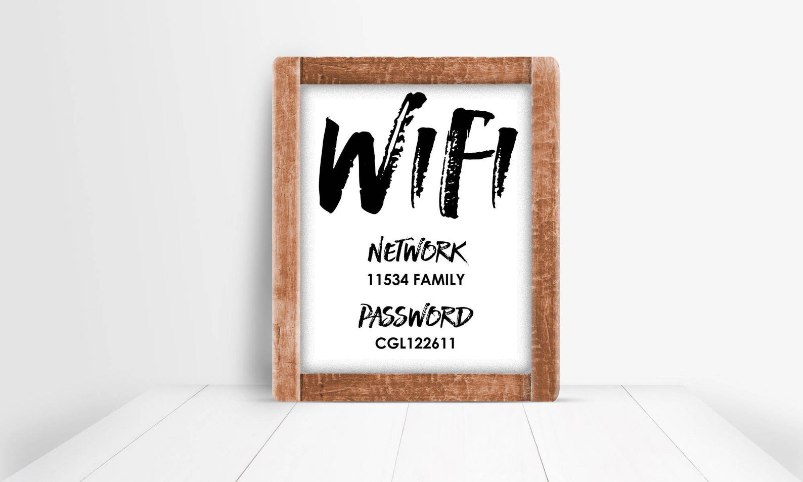 WIFI Password Sign Password Wall Art Printable Wall Art With - Etsy