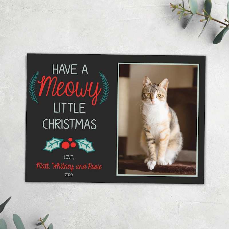 Cat Christmas Cards - Etsy