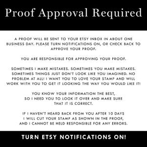 Custom 'please Sign and Return To' Teacher Stamp - Modern Teacher Stamp ...