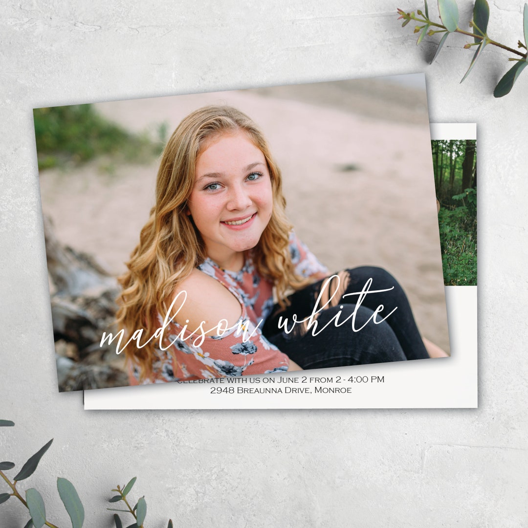 2023 Graduation Announcement, College Grad Announcement or High School ...