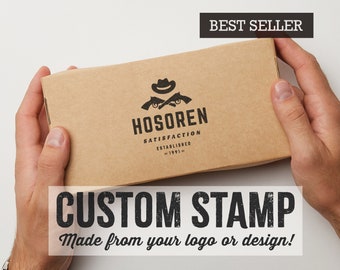 Large Logo Stamp Custom Rubber Stamp Rubber Stamp Business Stamp Custom ...
