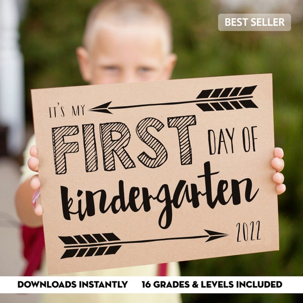 First Day of School Sign Printable - Etsy
