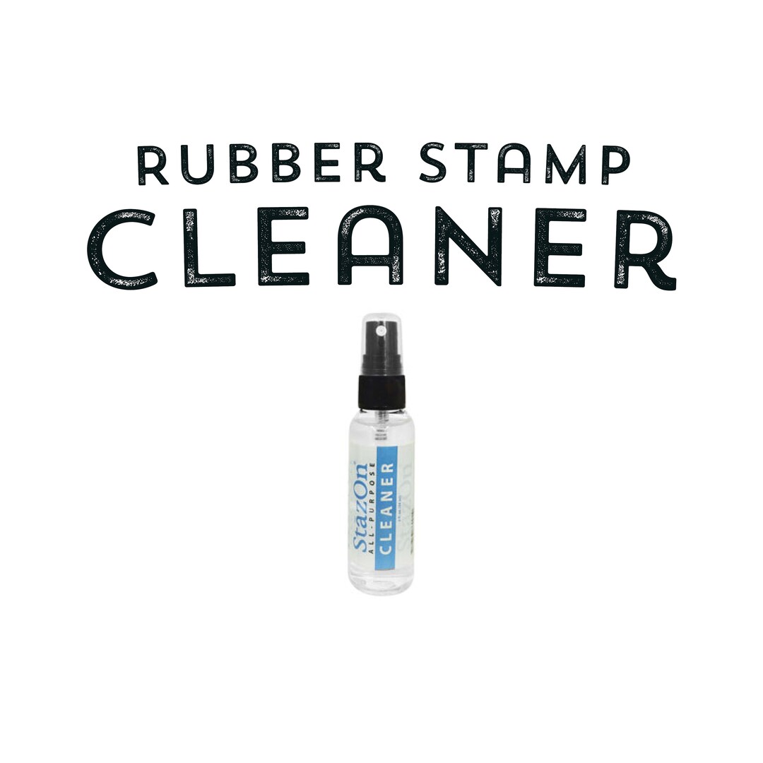 Rubber Stamp Cleaner - Cleaning Spray for Rubber Stamps - Spray Bottle ...