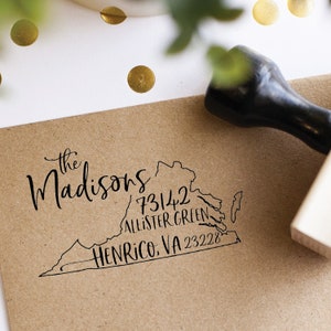 Virginia Stamp State of Virginia Self Inking Return Address Stamp ...