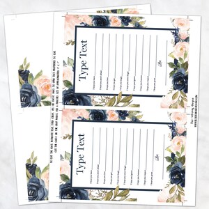 Printable Floral Baby Shower Games Printable Dear Baby Game - Etsy