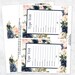 Printable Floral Baby Shower Games Printable Dear Baby Game - Etsy