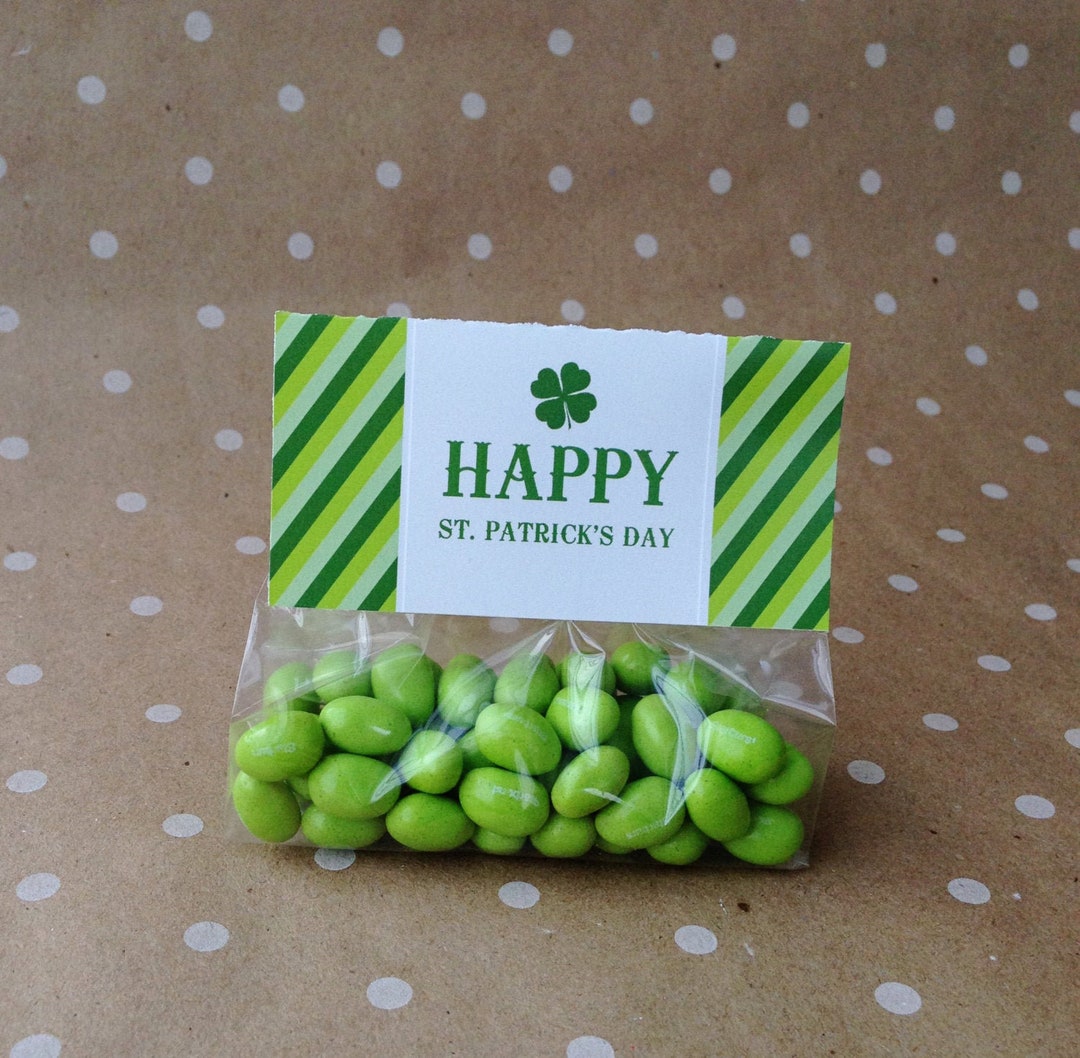 Printable Saint Patrick's Day Party Treat Bag Toppers, Happy St ...