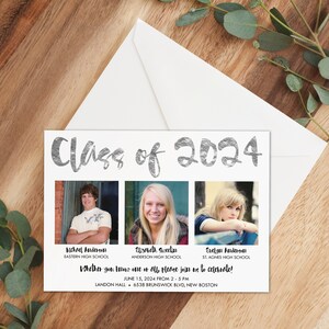 Combined Graduation Party Invitation, Graduation Open House for More ...