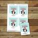 Printable Penguin Valentine's Day Card I Think You're Cool Printable ...