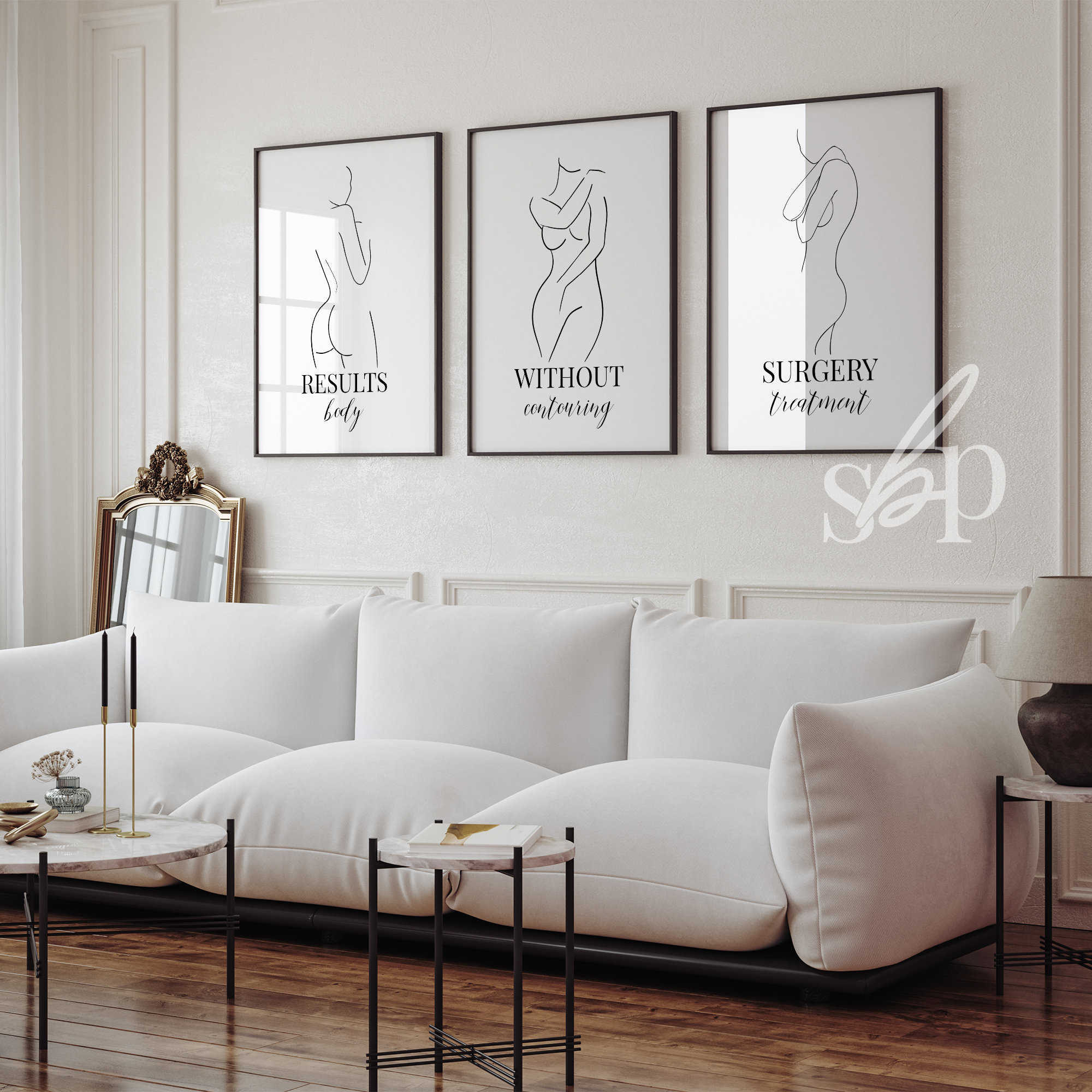 Body Contouring Decor, Body Sculpting Print, Body Sculpting Wall Art ...