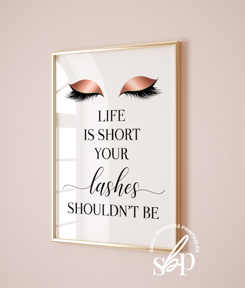 Lash Tech Gifts, Lashes Quote, Esthetician Decor, Eyelash Tech Decor ...