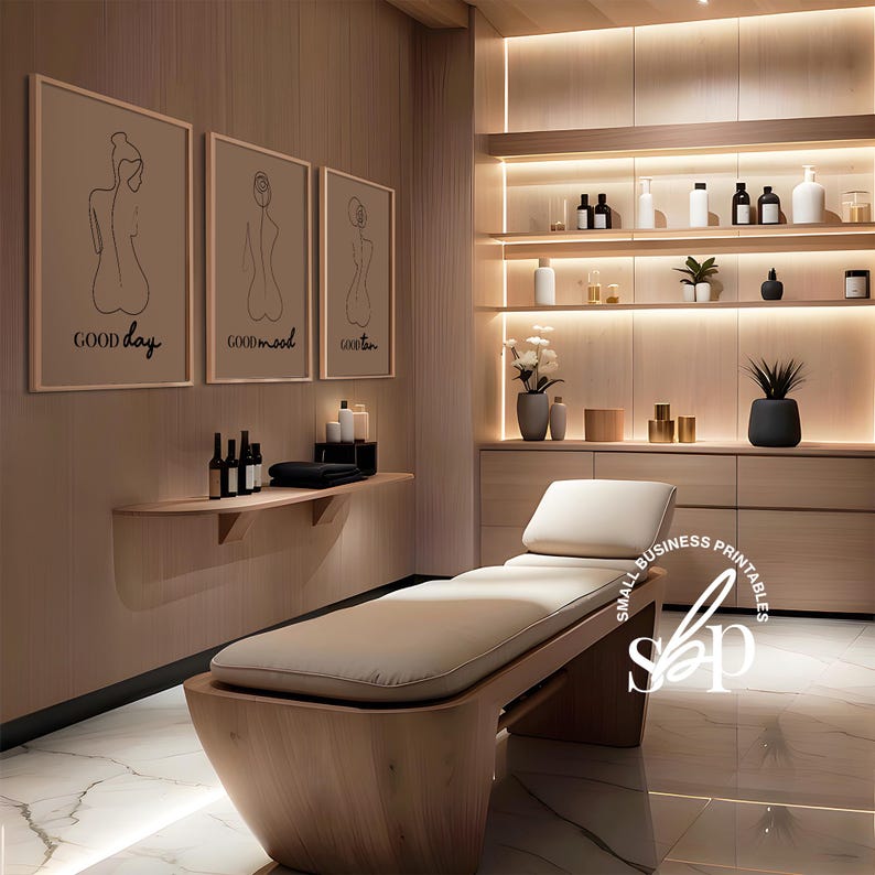 Sunbed Business, Spray Tan Business Decor, Tanning Salons, Tanning Wall ...