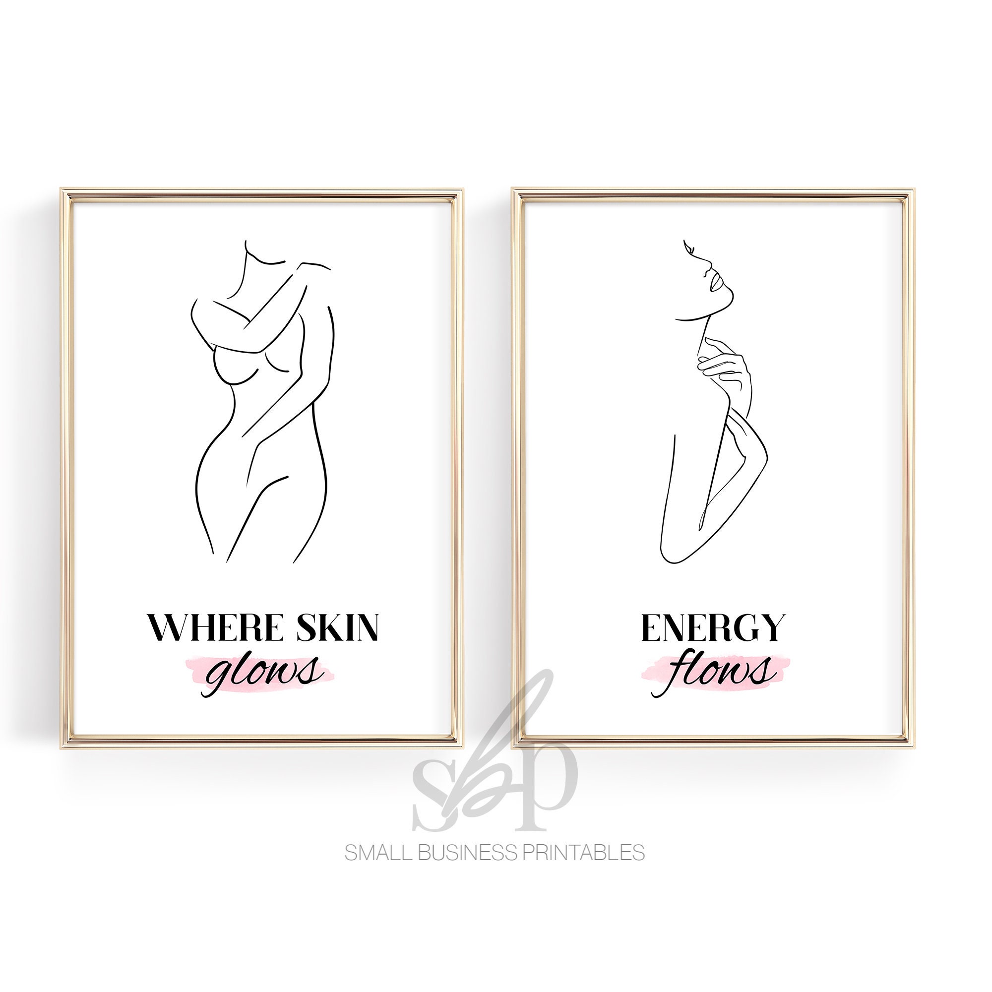 Skincare Wall Art, Esthetician Quotes, Skincare Quotes, Skin Glow Art ...