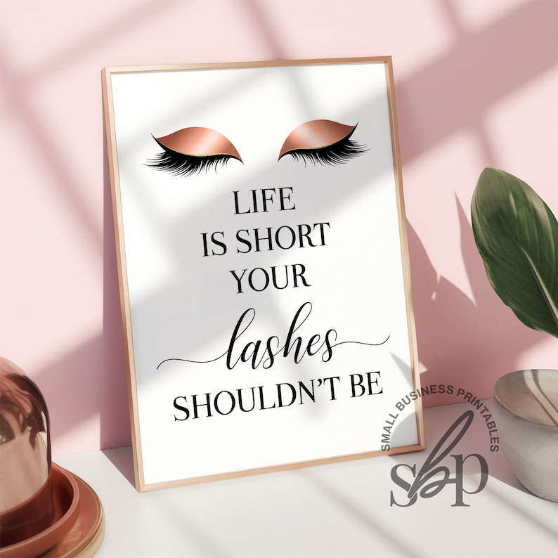 Lash Tech Gifts, Lashes Quote, Esthetician Decor, Eyelash Tech Decor ...
