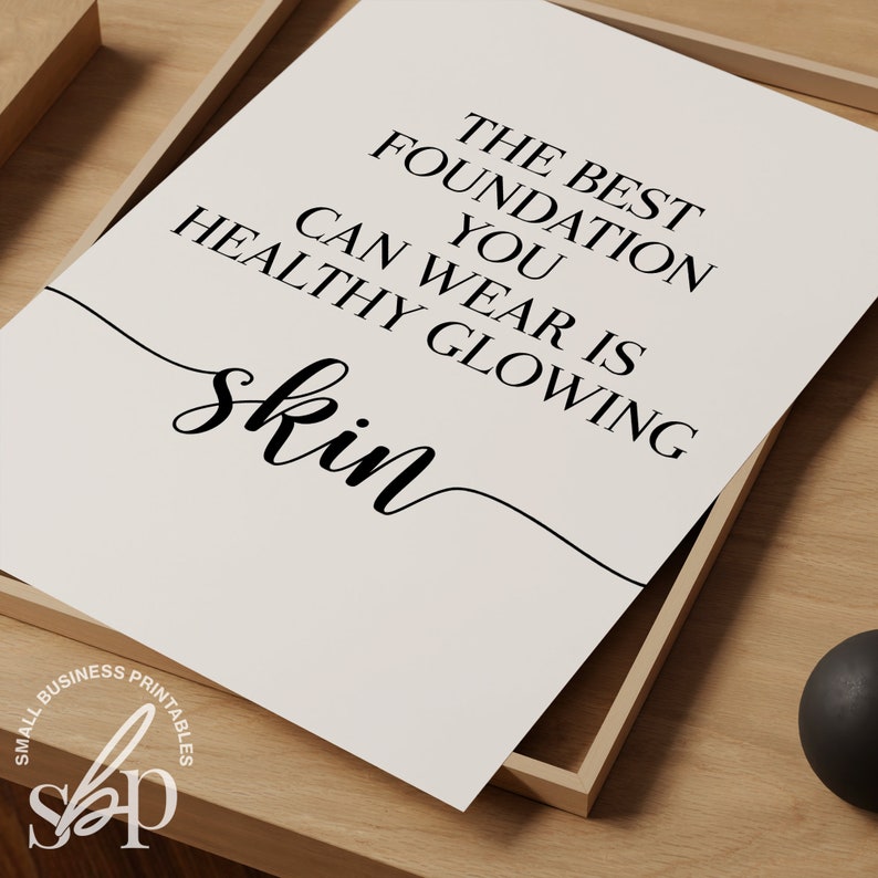 Skincare Quotes, Esthetician Room Decor, Skincare Art, Esthetician Art ...