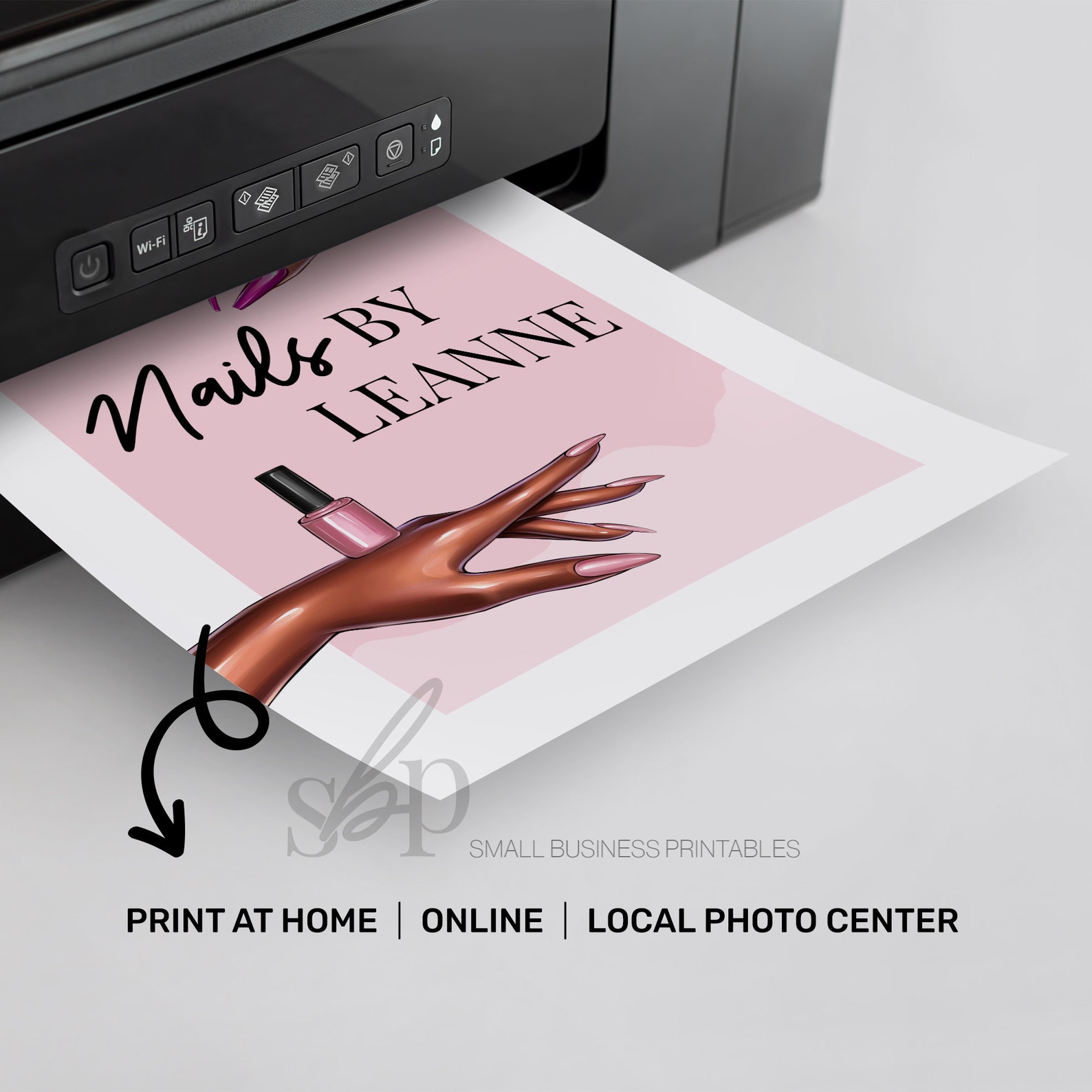 Pink Nail Room Decor, Nail Tech Name Sign, Nail Salon Decor, Nail ...