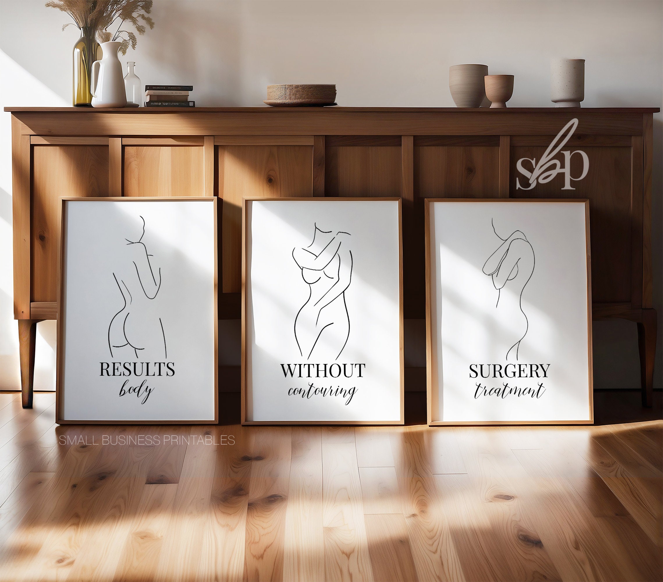 Body Contouring Decor, Body Sculpting Print, Body Sculpting Wall Art ...