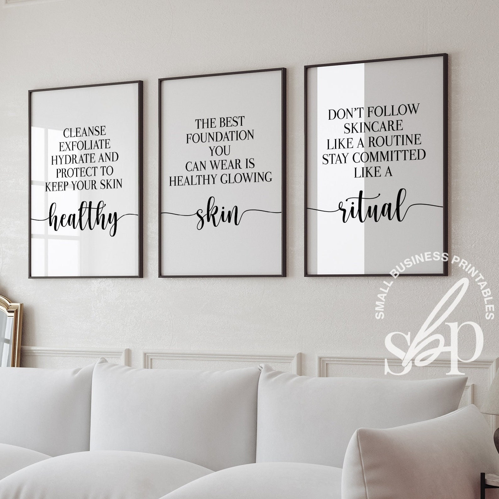 Skincare Quotes, Esthetician Room Decor, Skincare Art, Esthetician Art ...