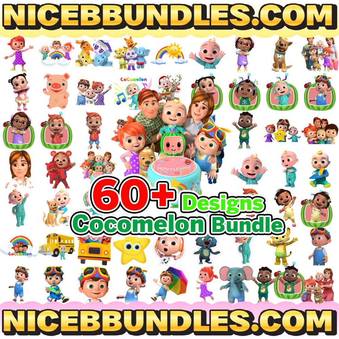 60 Design Cocomelon Png, Layered Cartoon ,png,pdf, Vector, Sickers ...