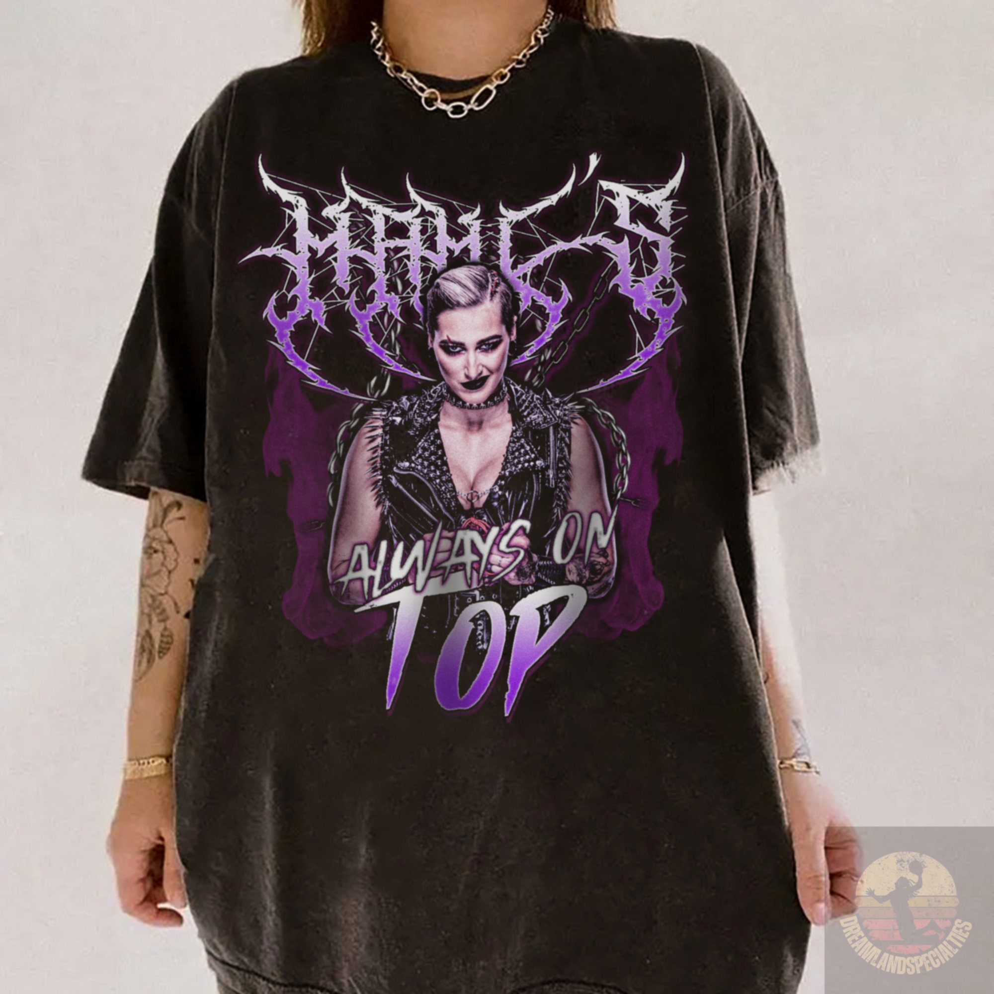 Rhea Ripley Action Figure Shirt for Girls,retro Rhea Ripley Stickers ...