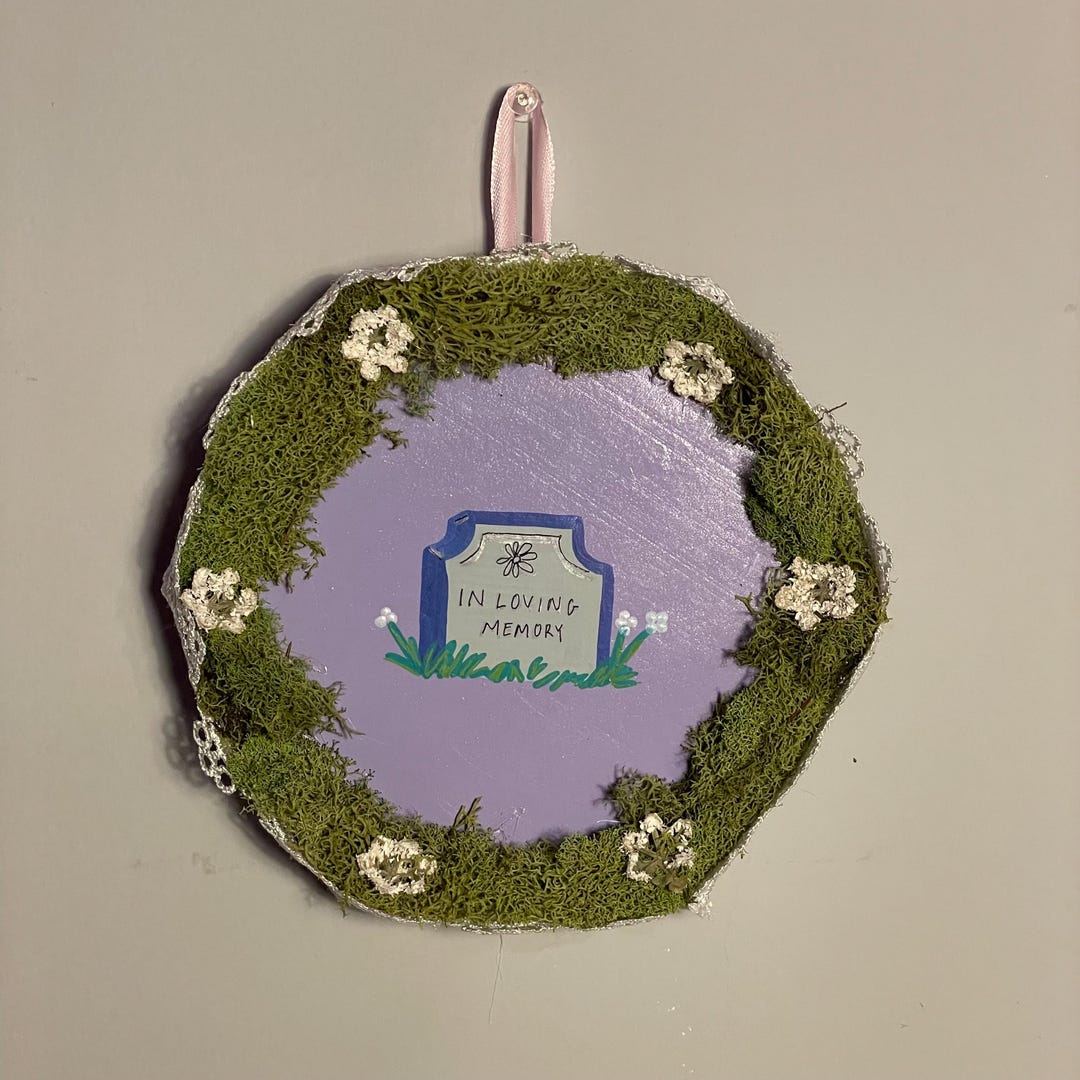 In Loving Memory - A Floral Wall Art Piece - Etsy