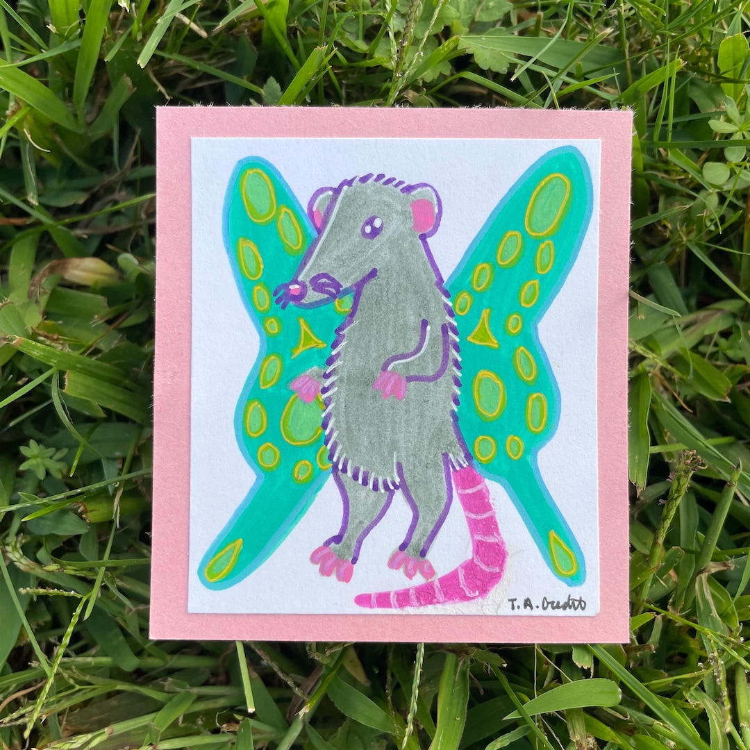 Rat Fairy an Original Art Piece - Etsy