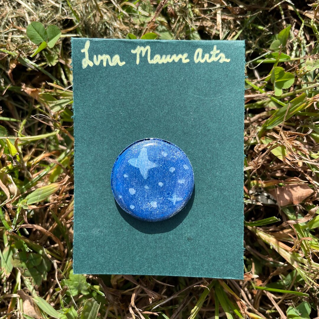 Shiny Night Sky Pin - Etsy