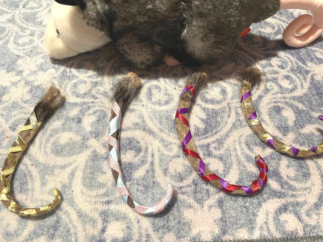 Laced Opossum Tails - Etsy