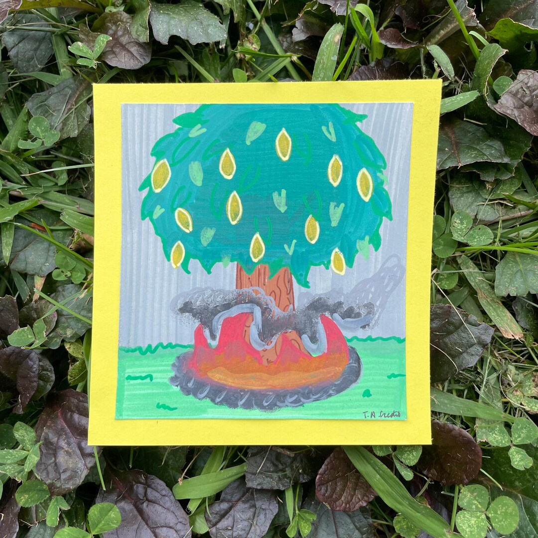 Lemon Tree - A Post Malone-inspired Drawing - Etsy