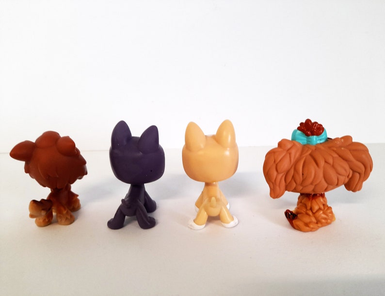 Littlest Pet Shop Wolf 2141 Bull Terrier 2448 860 Lhasa Apso 22786 ...