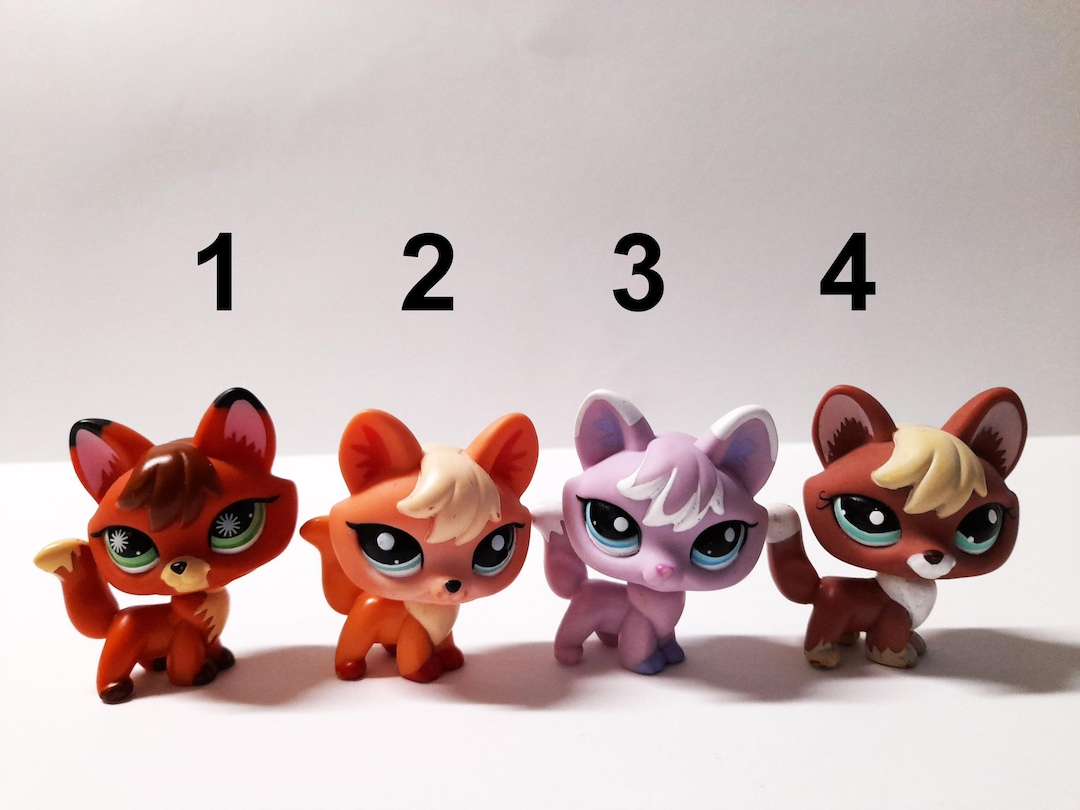 Littlest Pet Shop Fox #807 #1812 #2400 #1126 Hasbro Authentic LPS - Etsy