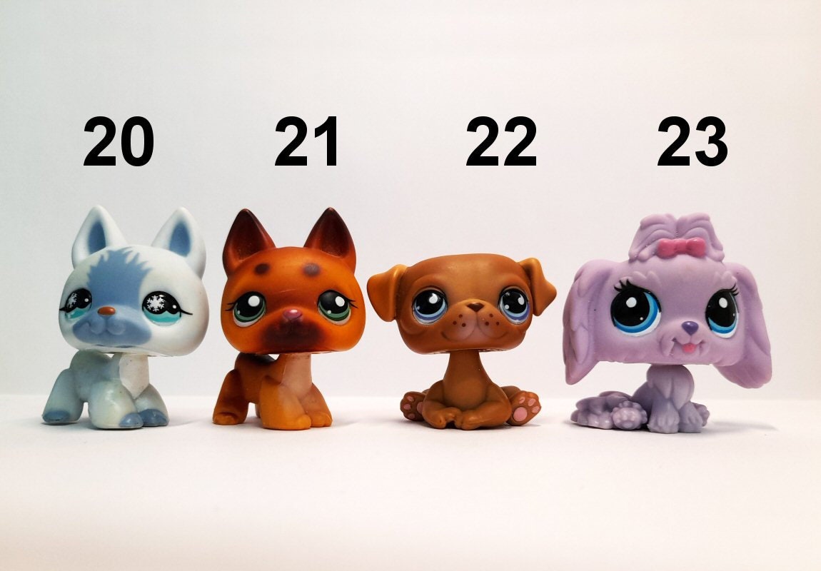 Littlest Pet Shop Dogs Komondor Scottie Schnauzer Shih Tzu Jack Russell ...