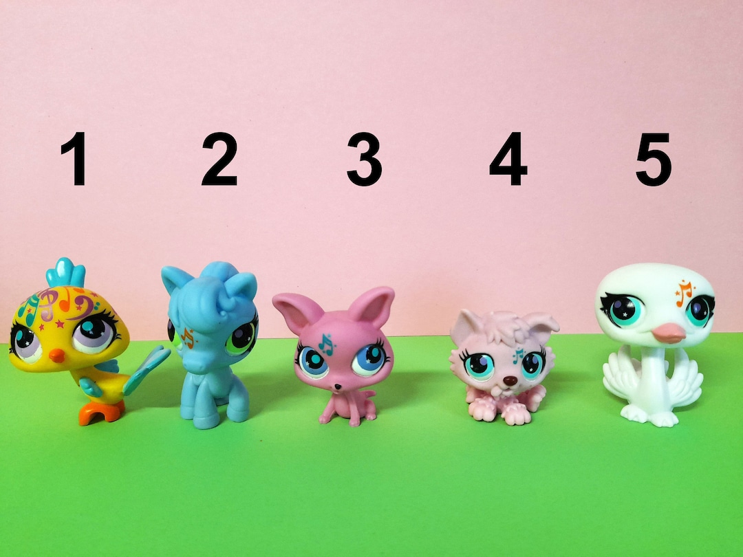 Littlest Pet Shop Animals Musical Note 2865 2880 Hasbro Authentic LPS ...