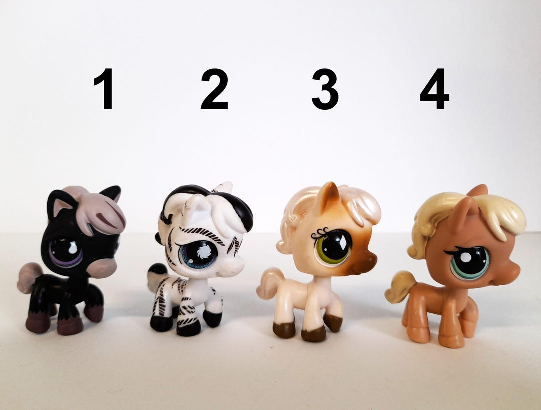 Littlest Pet Shop Farm Animals Horse #523 #903 #739 #1431 Hasbro ...