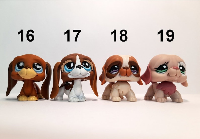 Littlest Pet Shop Dogs Komondor Scotti Schnauzer Shih Tzu Poop Russel ...