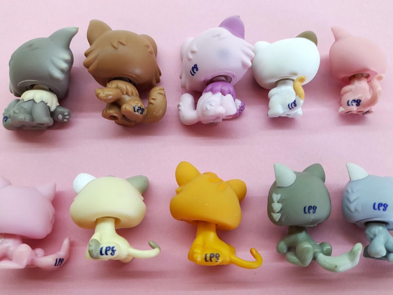 Littlest Pet Shop Cat Kittens #1839 #2100 #1047 #2575 #2593 Hasbro ...